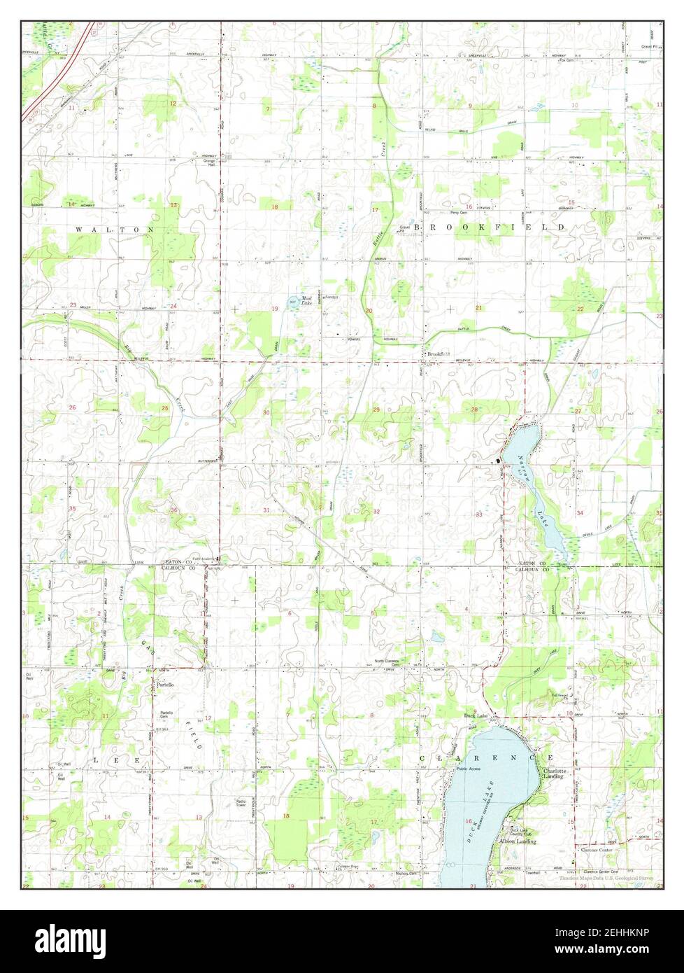 Duck lake map Cut Out Stock Images & Pictures - Alamy