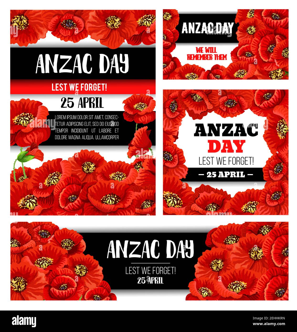 Anzac banner Cut Out Stock Images & Pictures - Alamy