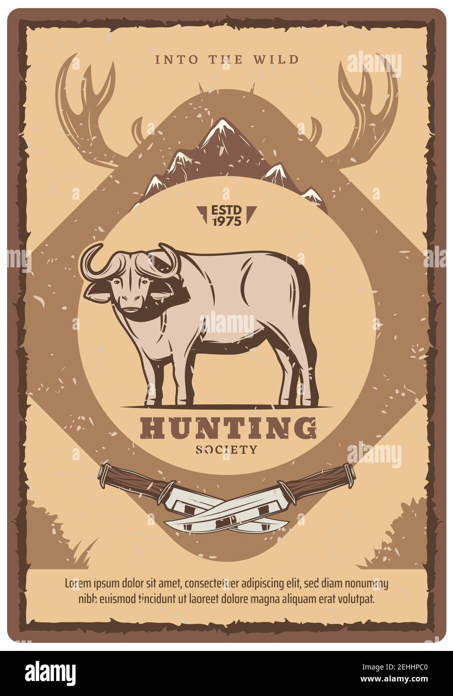 Society vintage wildlife Stock Vector Images - Alamy