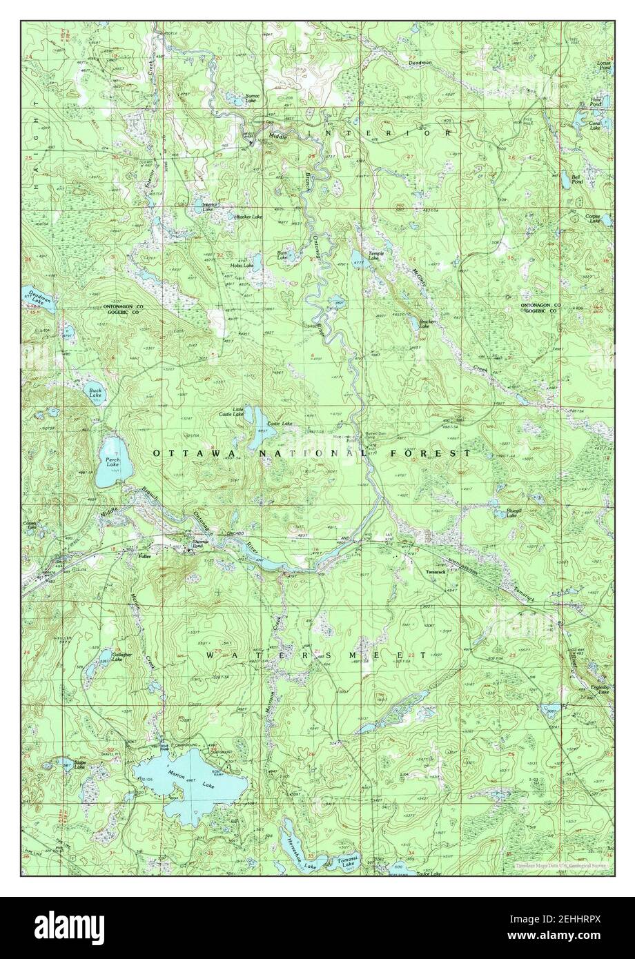 Fuller, Michigan, map 1982, 1:25000, United States of America by ...