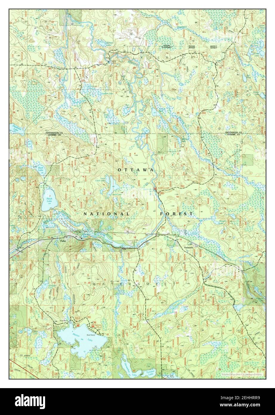 Fuller, Michigan, map 1999, 1:24000, United States of America by ...