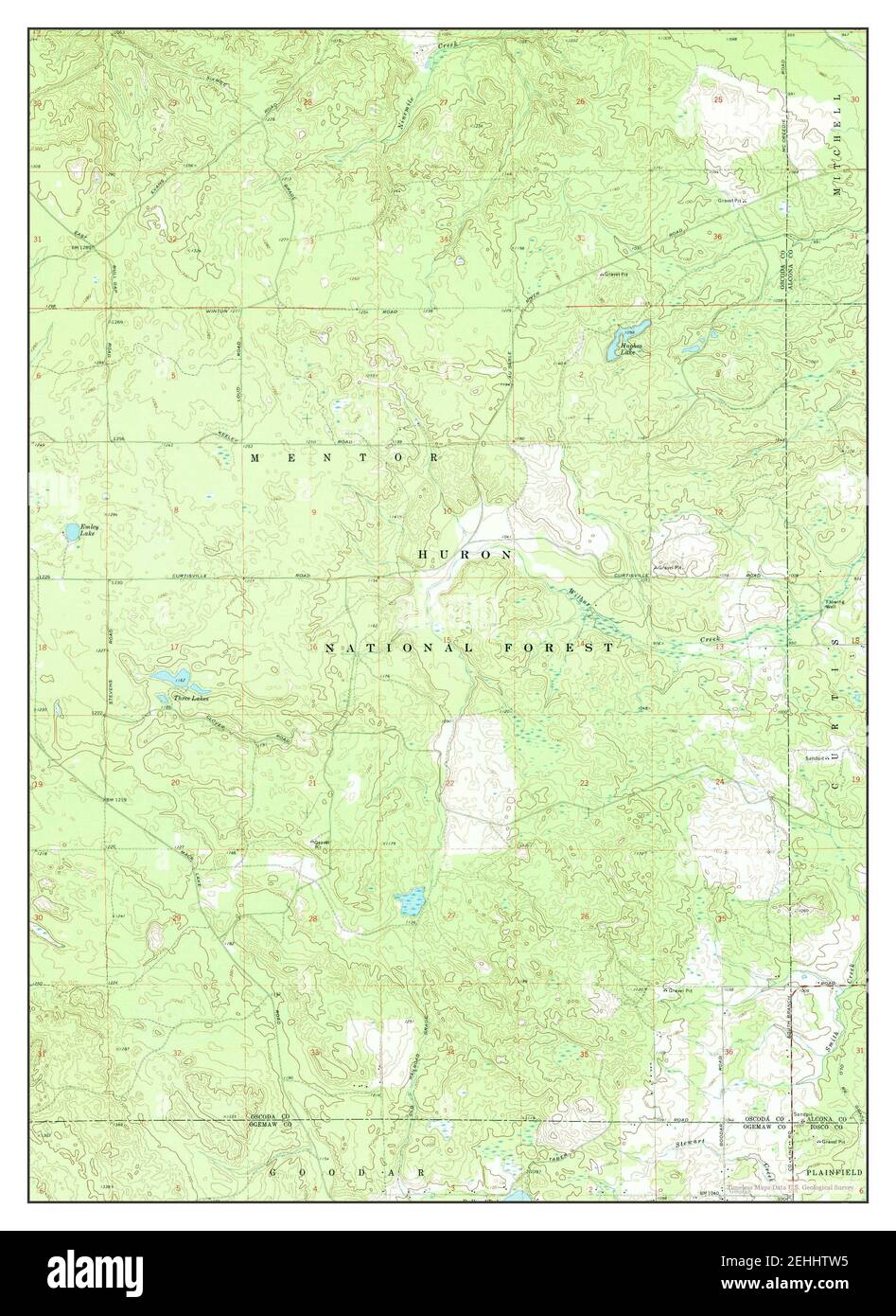 Goodar, Michigan, map 1972, 1:24000, United States of America by ...