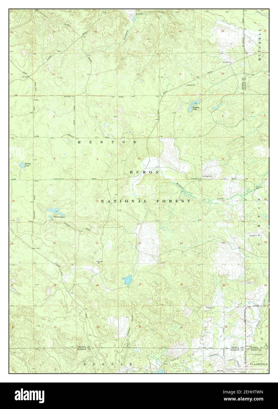 Goodar, Michigan, map 1972, 1:24000, United States of America by ...