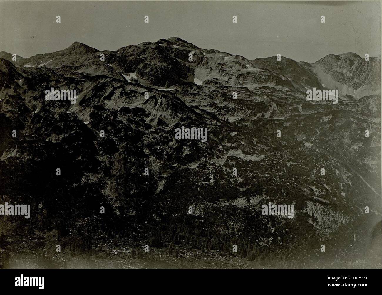 Panorama vom Lipnik, Vrata, Krn, Kote 2108, Kaluder.Standp, Kuk Stock ...