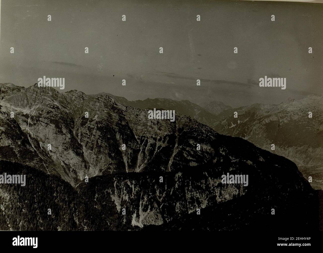 Panorama vom Lipnik, Vrata, Krn, Kote 2108, Kaluder.Stpkt. Kuk Stock ...