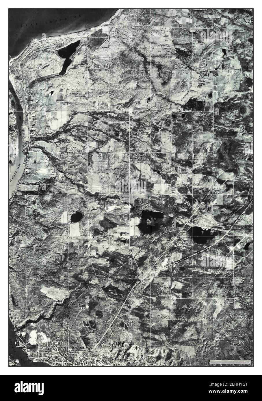 Hancock Michigan Map 1978 124000 United States Of America By Timeless Maps Data Us