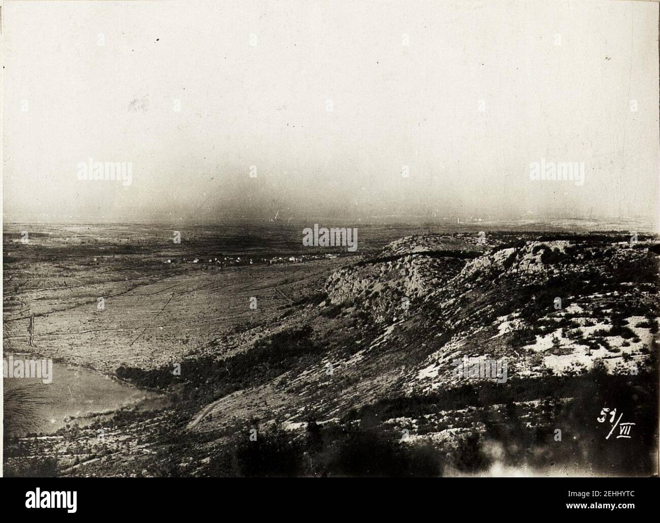 Panorama von Kote 235 nördlich Jamiano, 15.10.1916 Stock Photo - Alamy