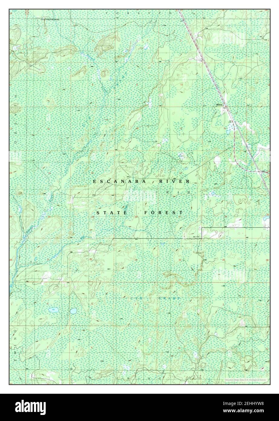 Old map of helena Cut Out Stock Images & Pictures - Alamy