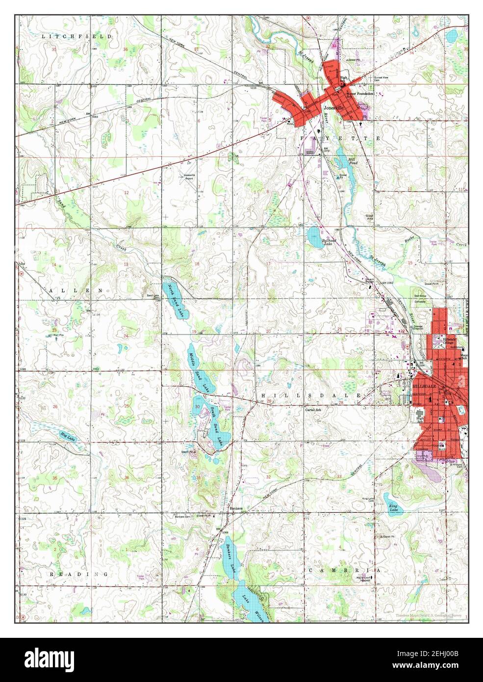 Hillsdale Map High Resolution Stock Photography and Images - Alamy