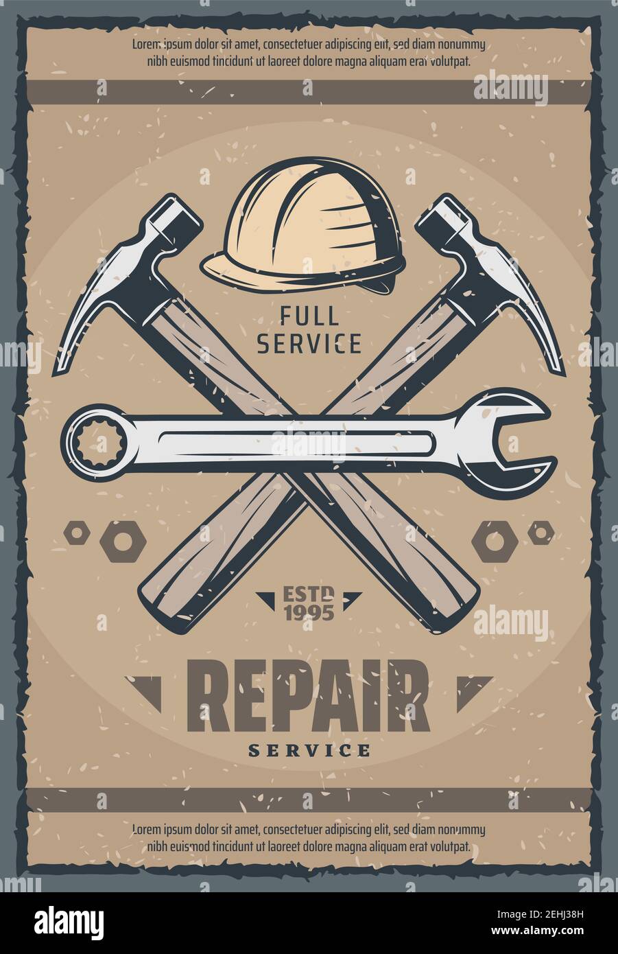 Construction service flyer hi-res stock photography and images - Alamy