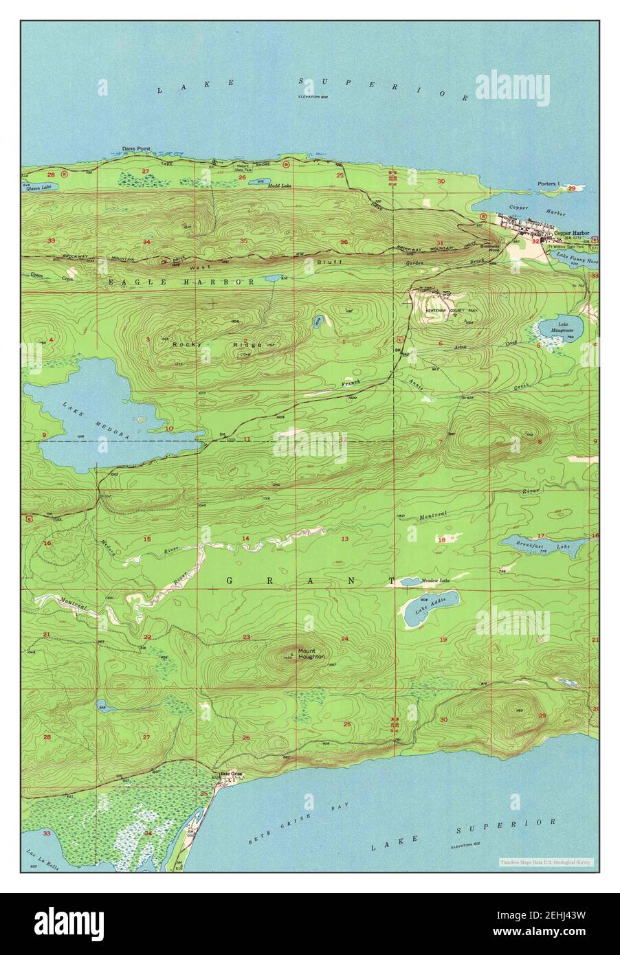 Lake Medora, Michigan, map 1948, 1:24000, United States of America by ...