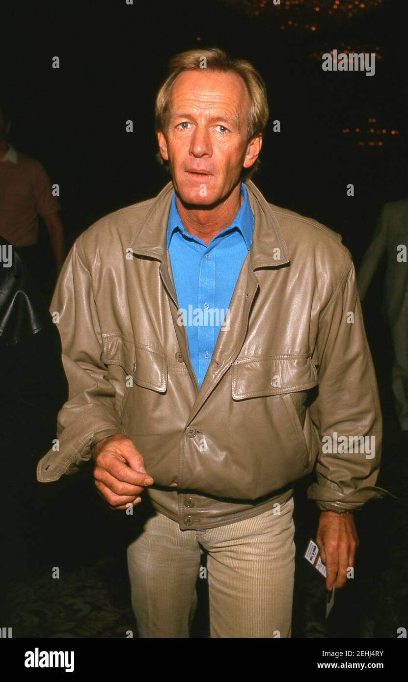 Paul Hogan attends Tyson vs. Berbick Boxing Match on November 26, 1986 ...