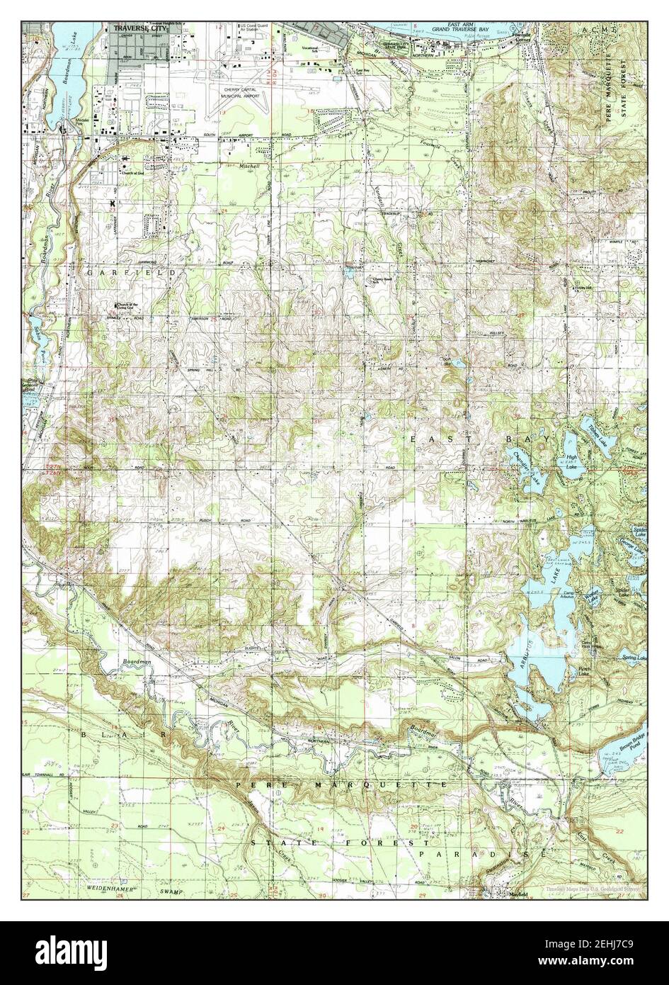 Mayfield, Michigan, map 1983, 1:25000, United States of America by ...