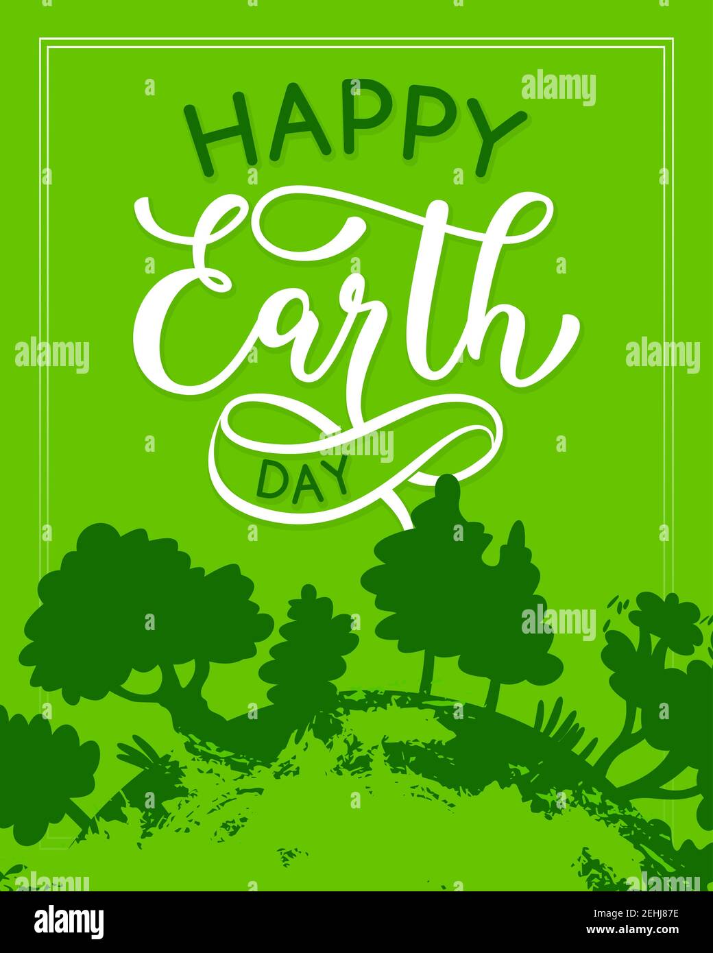 Save trees poster Stock Vector Images - Alamy