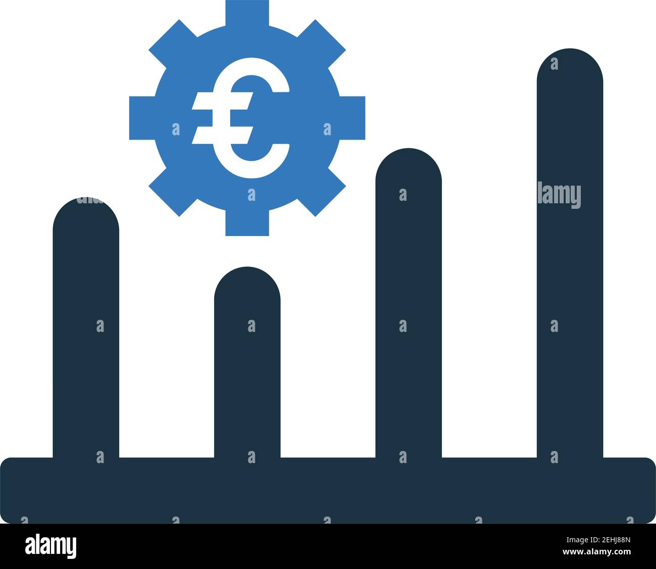 Eur chart Stock Vector Images - Alamy