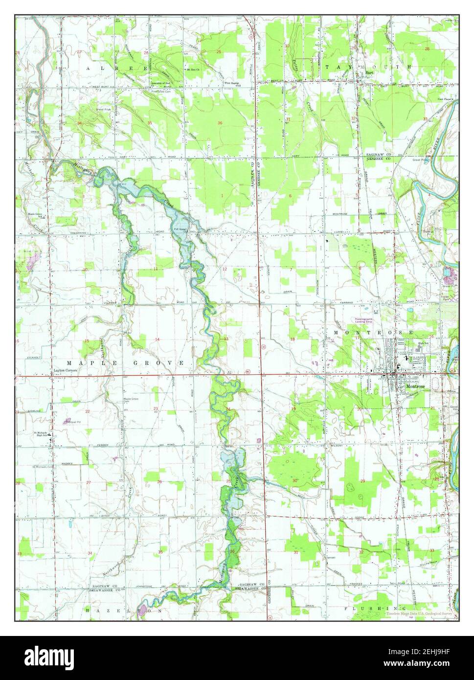 Montrose map Cut Out Stock Images & Pictures - Alamy