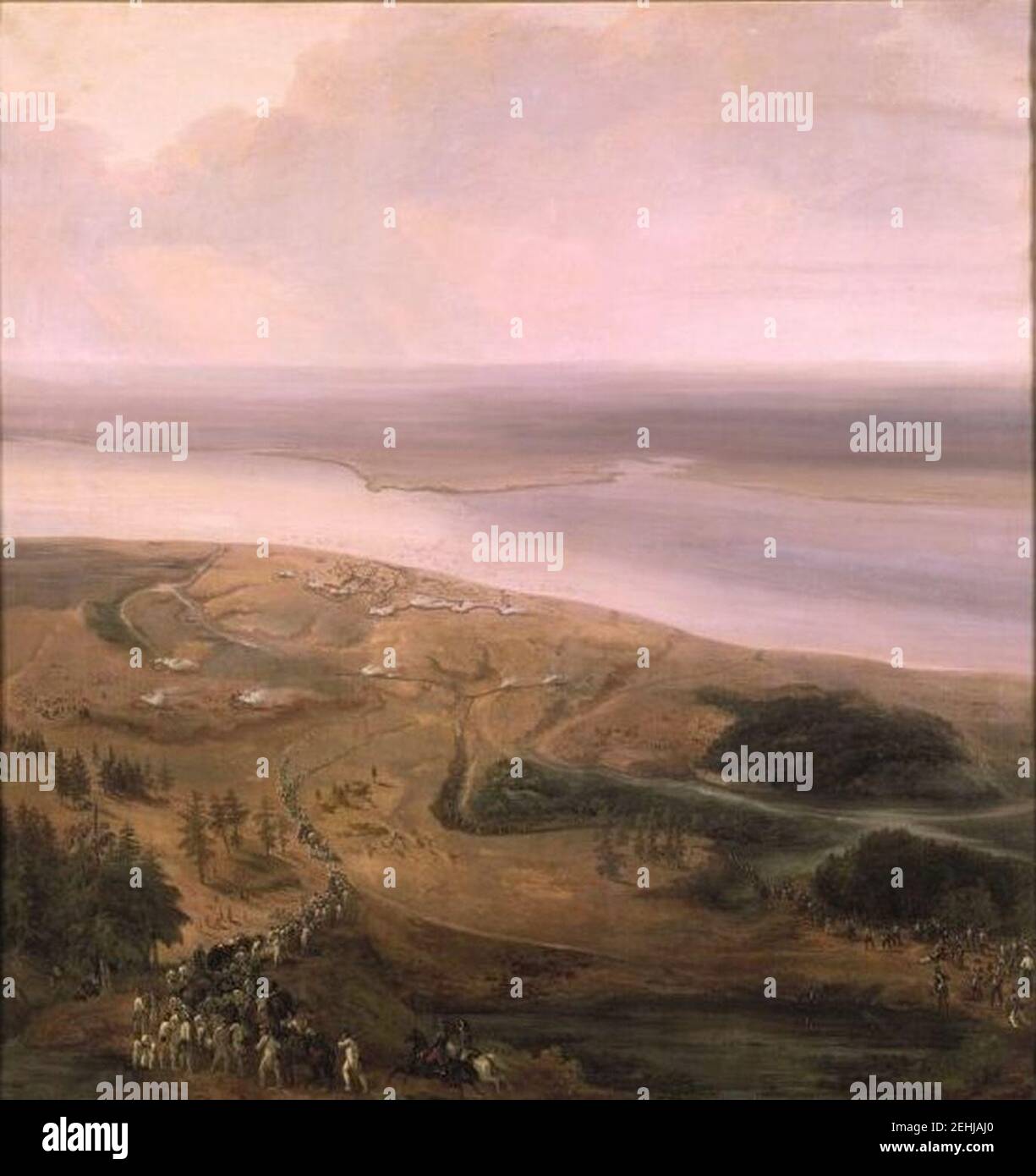 Panoramic View of the Siege of Yorktown by Simeon Fort Stock Photo - Alamy