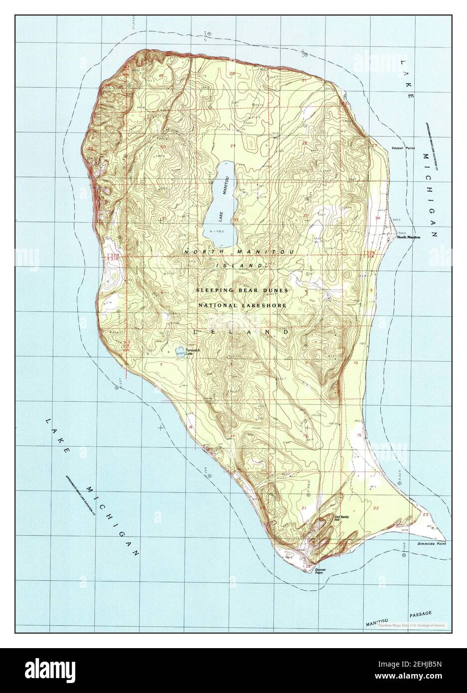 Map of manitou hi-res stock photography and images - Alamy