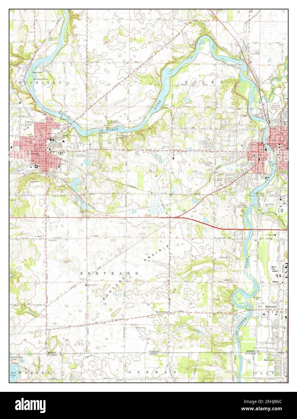 Map of niles hi-res stock photography and images - Alamy
