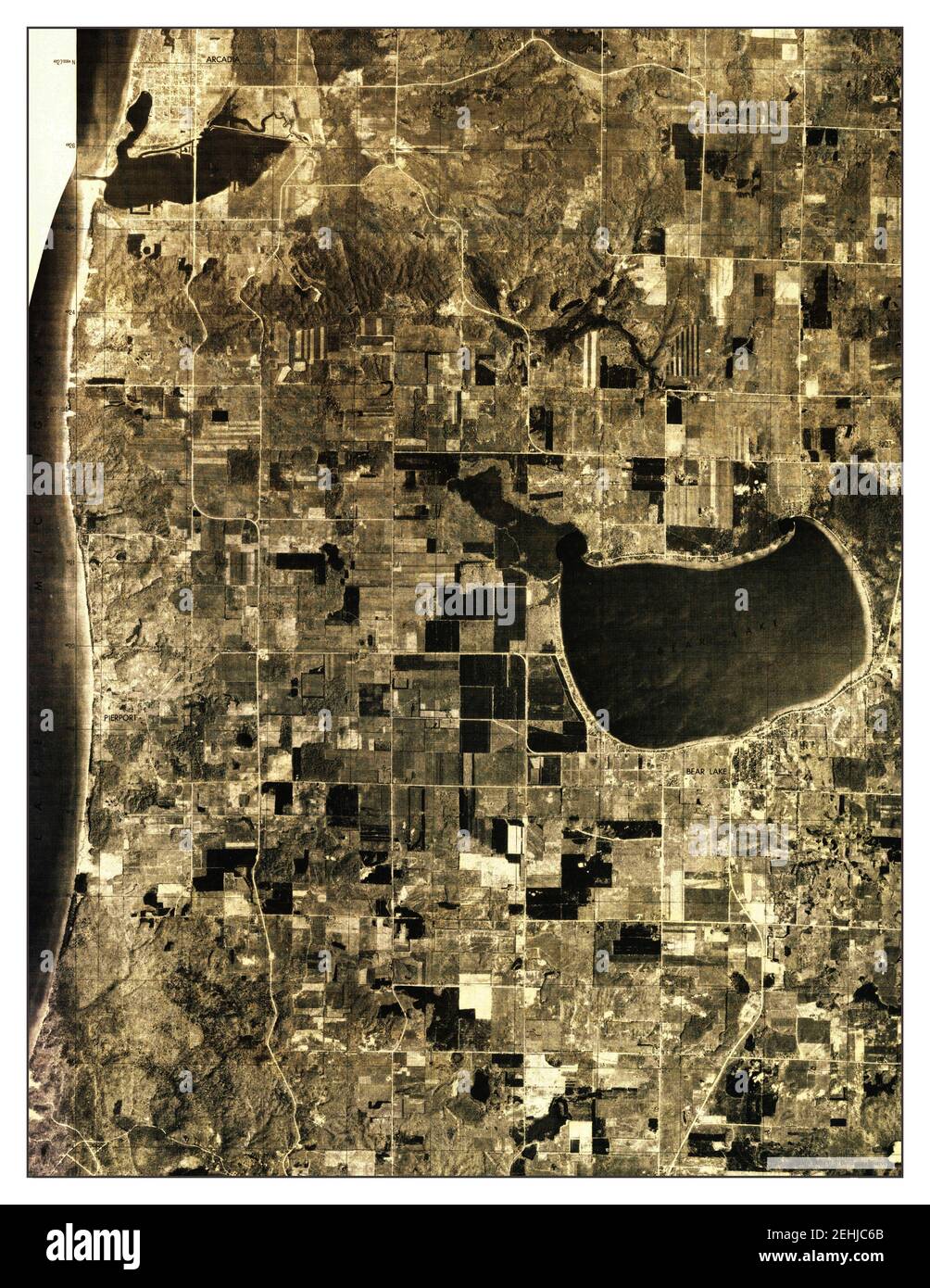 Onekama NW, Michigan, map 1976, 1:24000, United States of America by ...