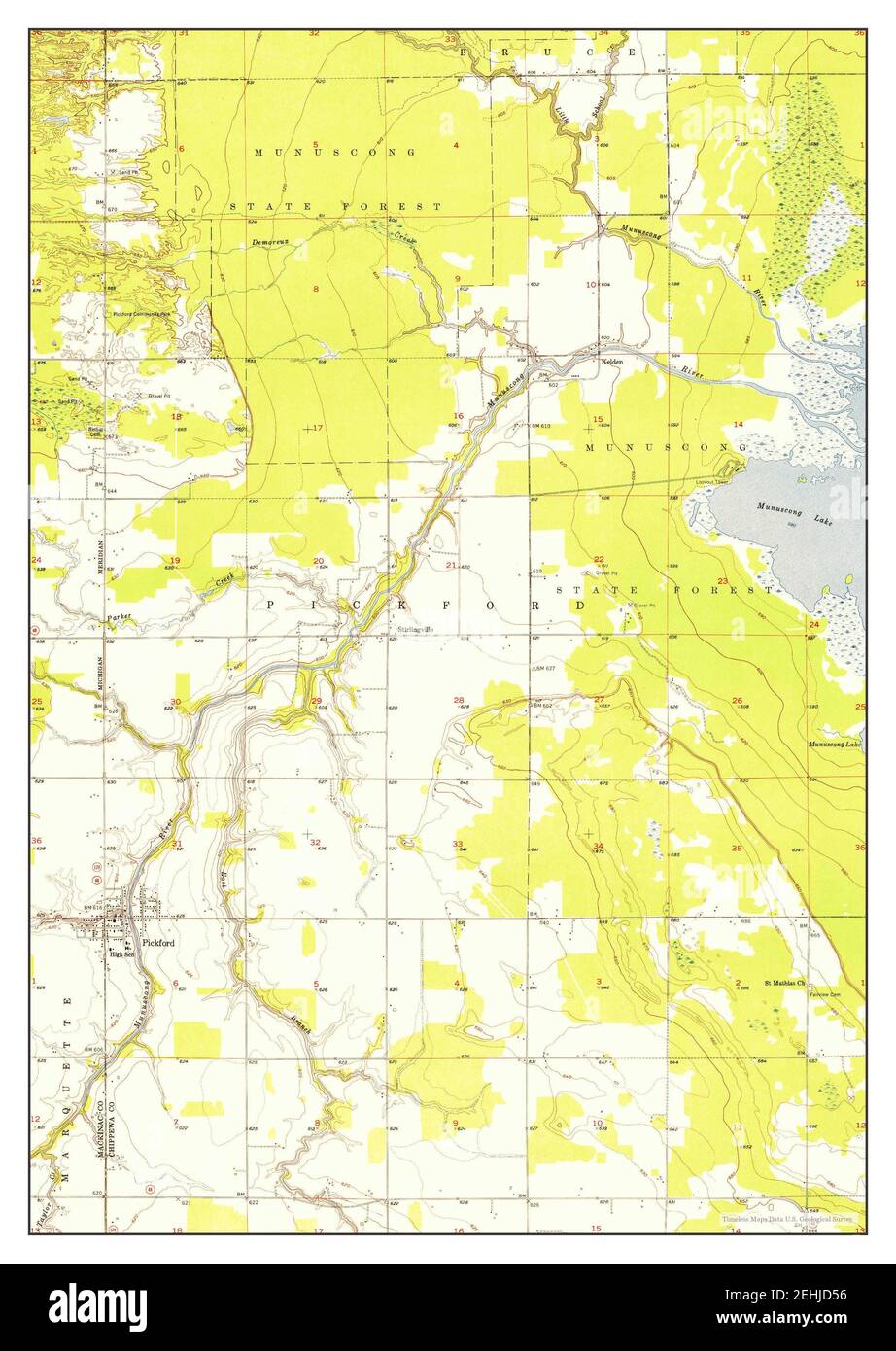Pickford map hi-res stock photography and images - Alamy