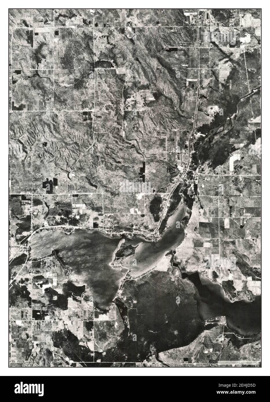 Petoskey NE, Michigan, map 1975, 1:24000, United States of America by ...