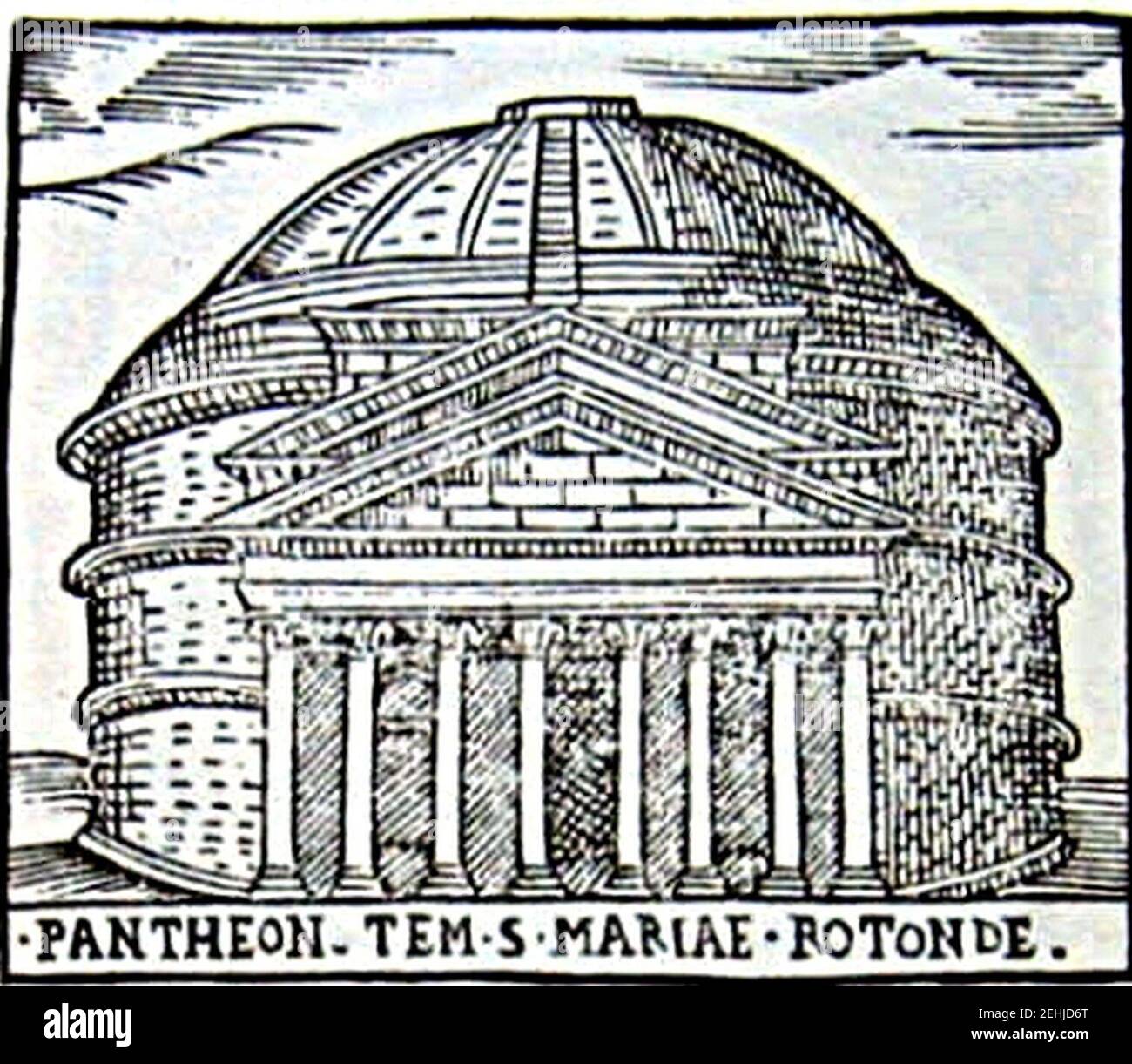 Pantheon (known as Santa Maria della Rotonda) by Girolamo Francino ...