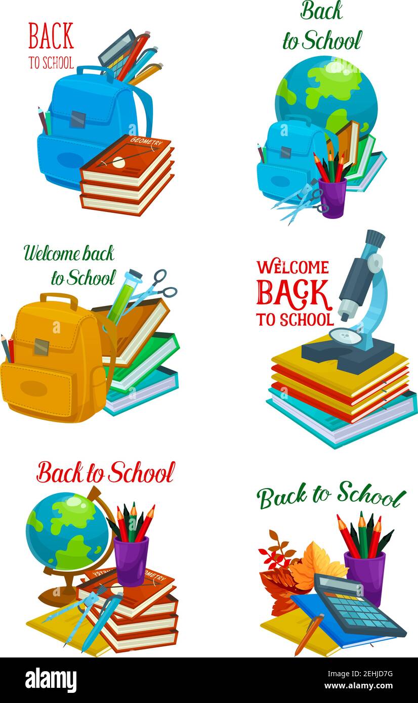 Calculator pencil classroom Cut Out Stock Images & Pictures - Alamy