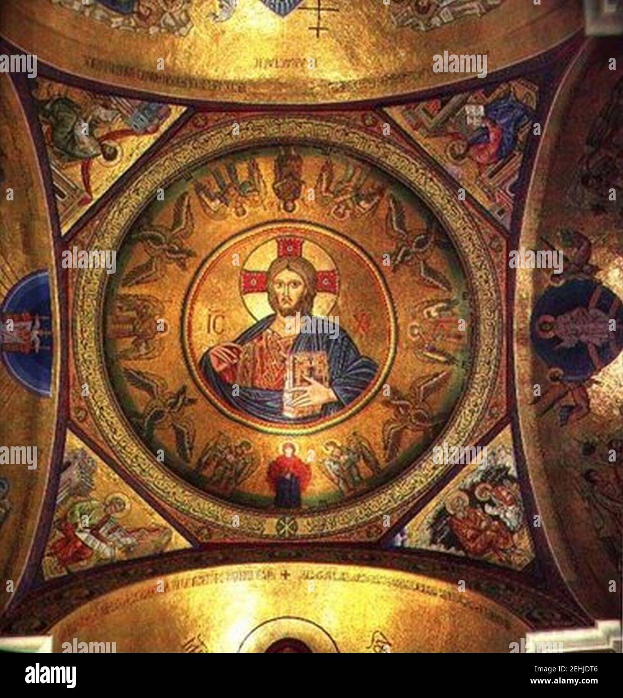 Pantocrator -- St. Paul's Basilica, Harissa Stock Photo - Alamy