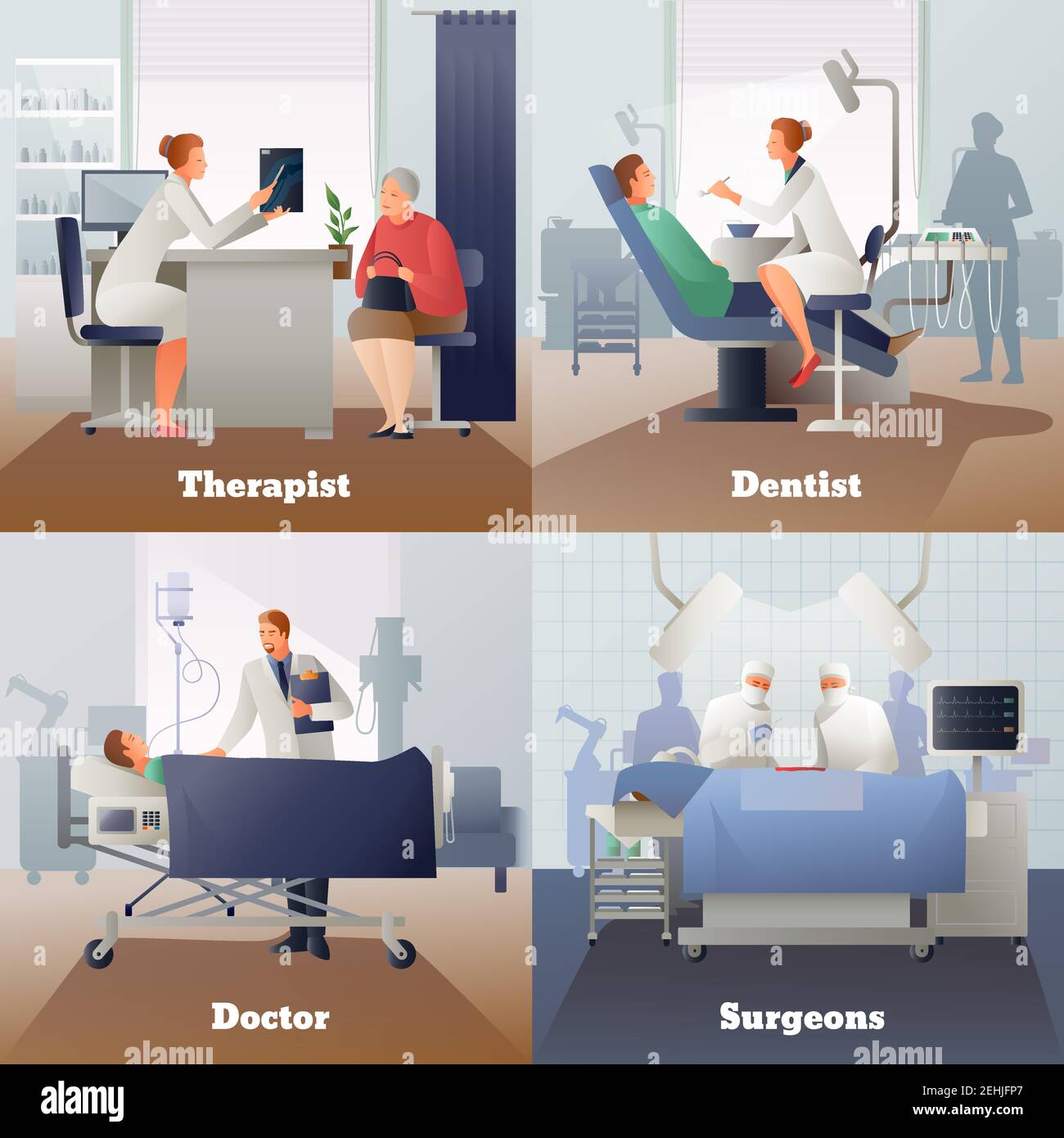 Dentist appointment Stock Vector Images - Alamy