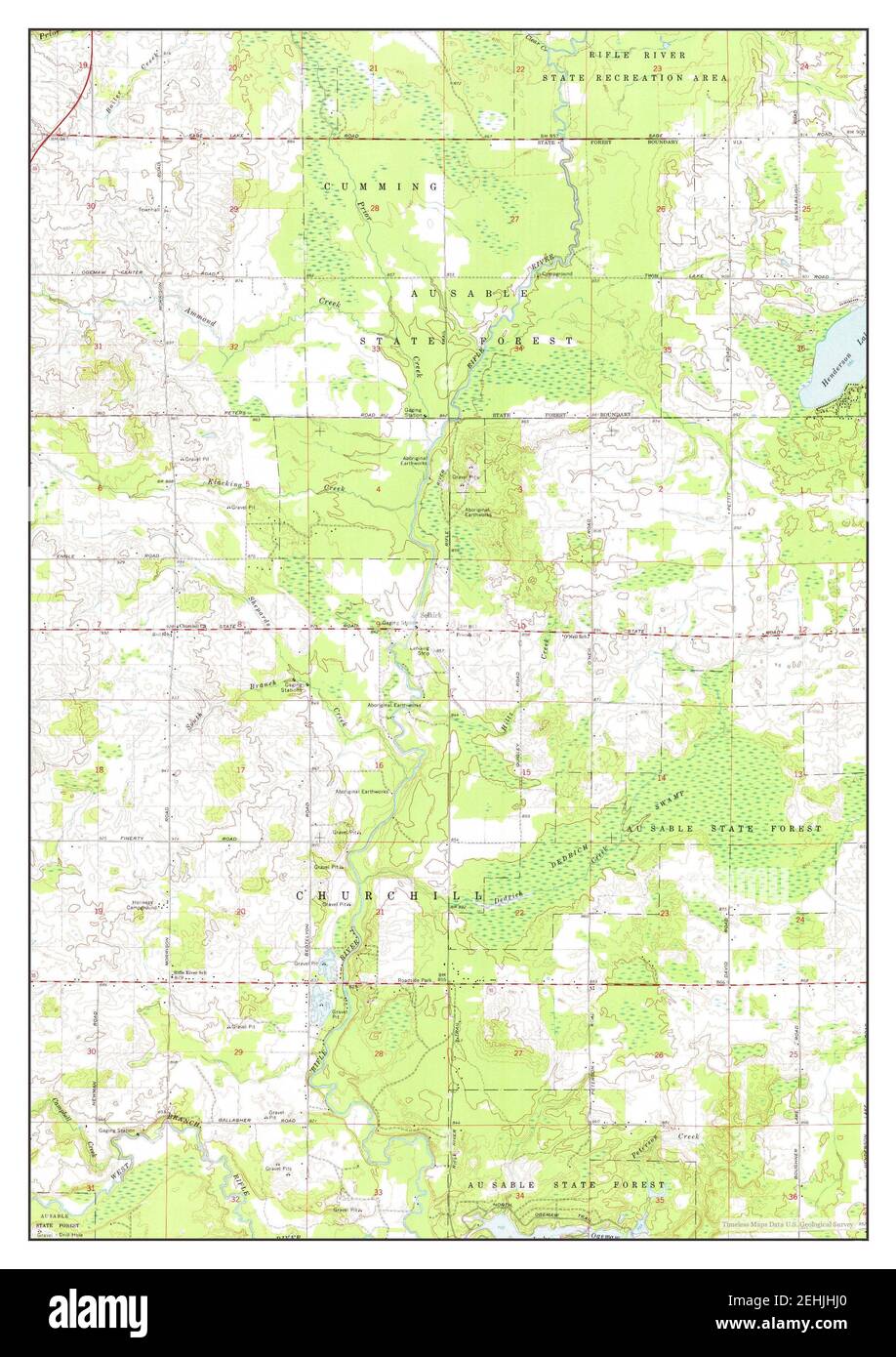 Selkirk, Michigan, map 1965, 1:24000, United States of America by ...