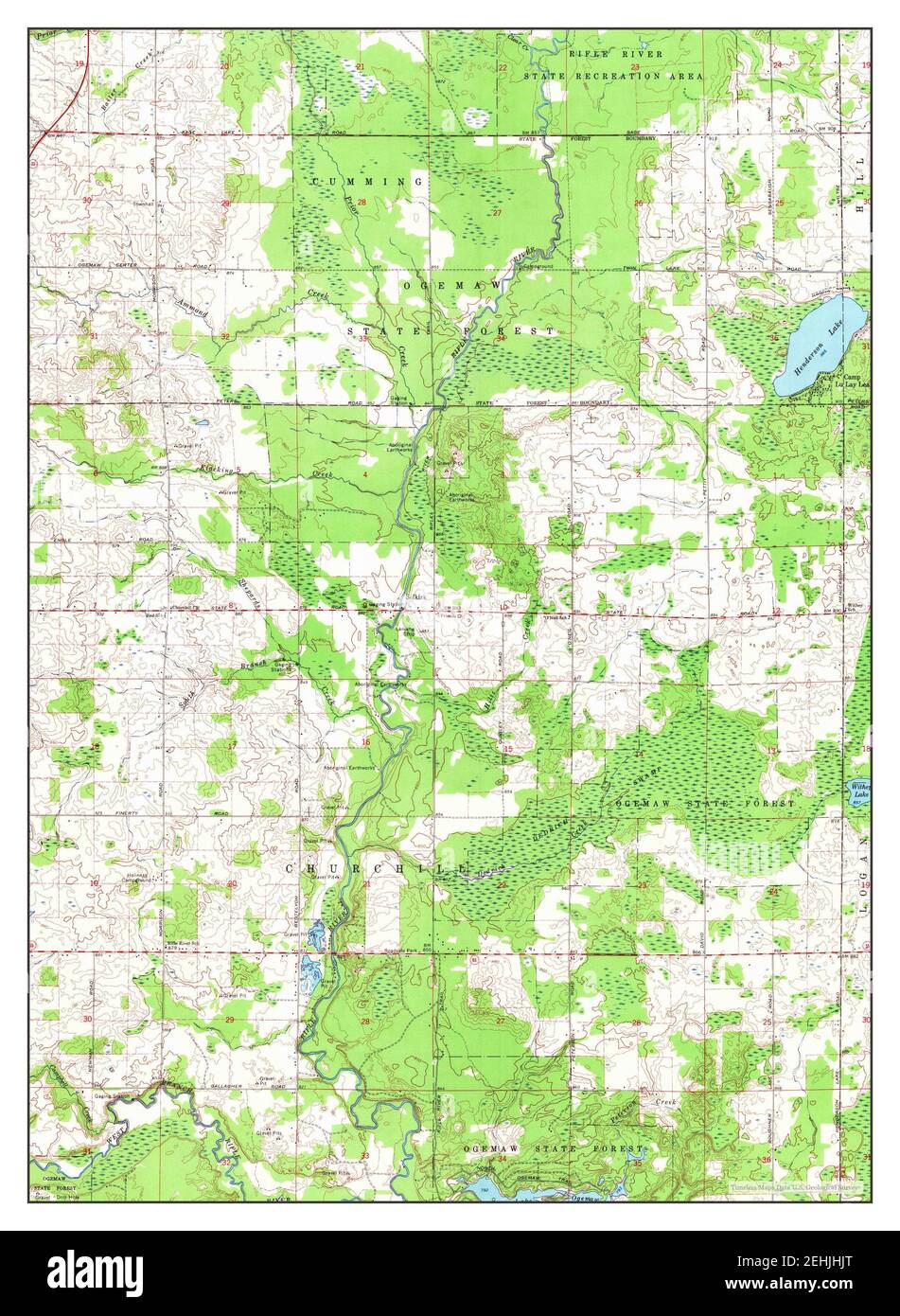 Map of selkirk Cut Out Stock Images & Pictures - Alamy
