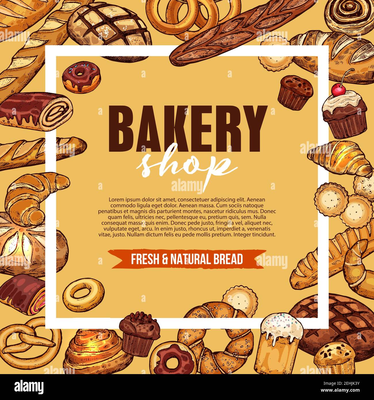 Cereal cinnamon Stock Vector Images - Alamy