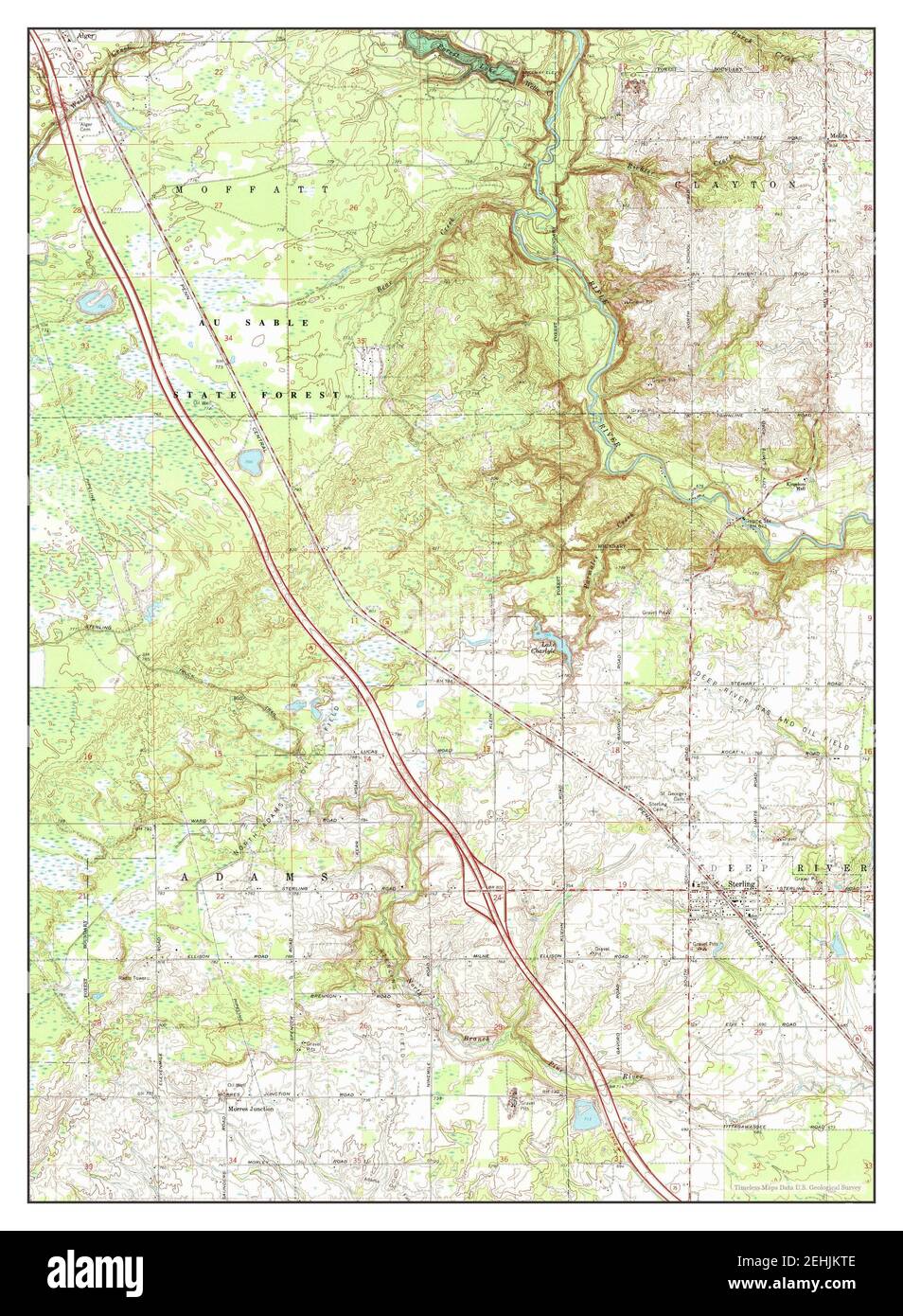 Sterling, Michigan, map 1968, 1:24000, United States of America by ...