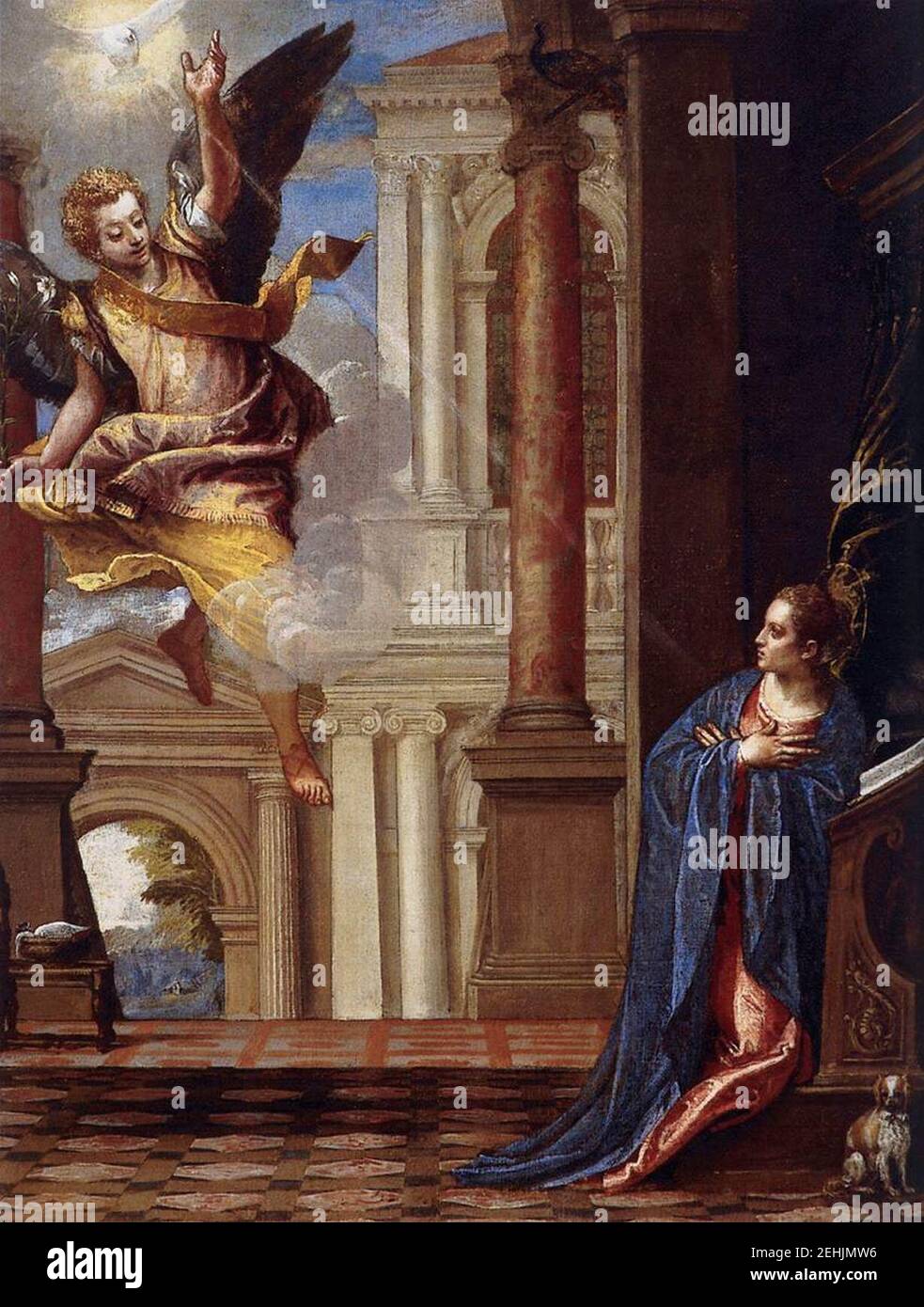 Paolo Veronese - Annunciation Stock Photo - Alamy