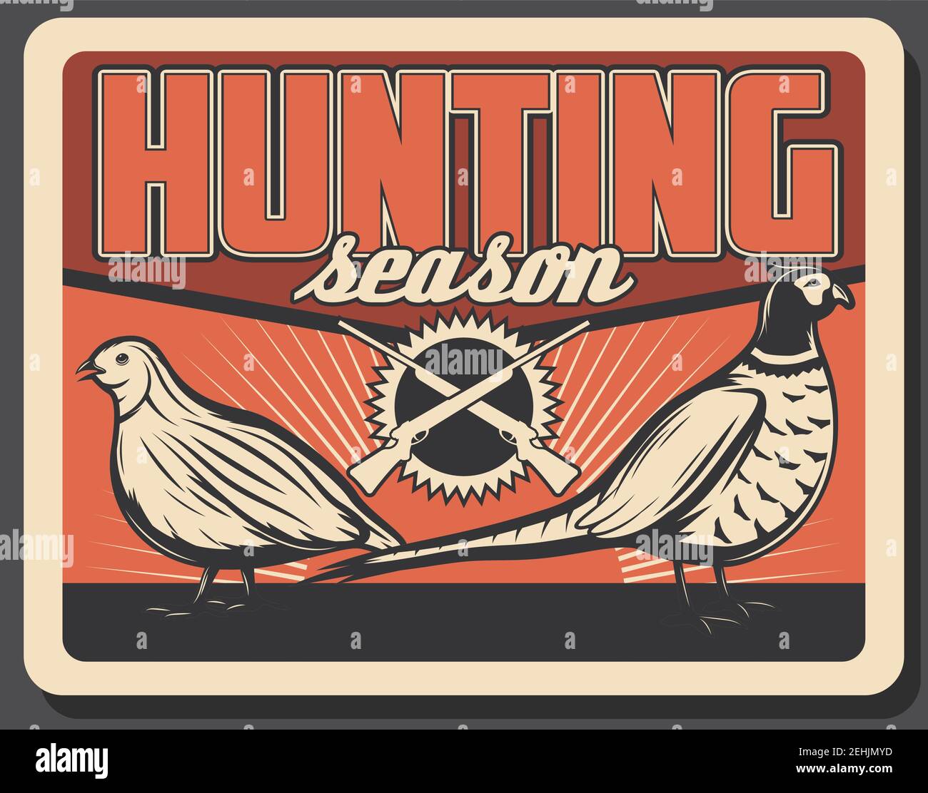 Red partridge birds Stock Vector Images - Alamy