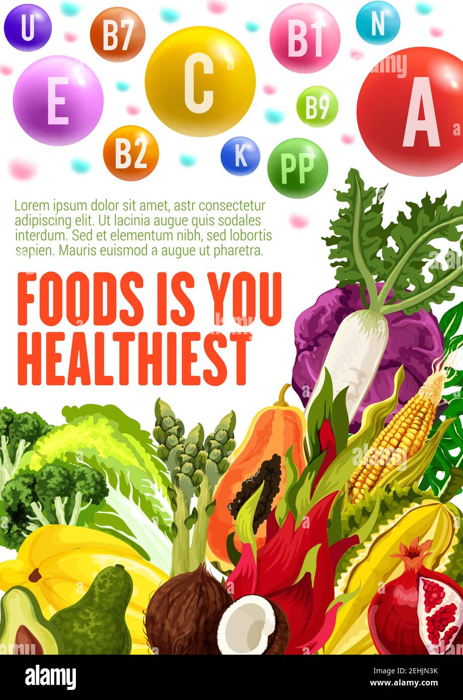Vitamins And Minerals Poster