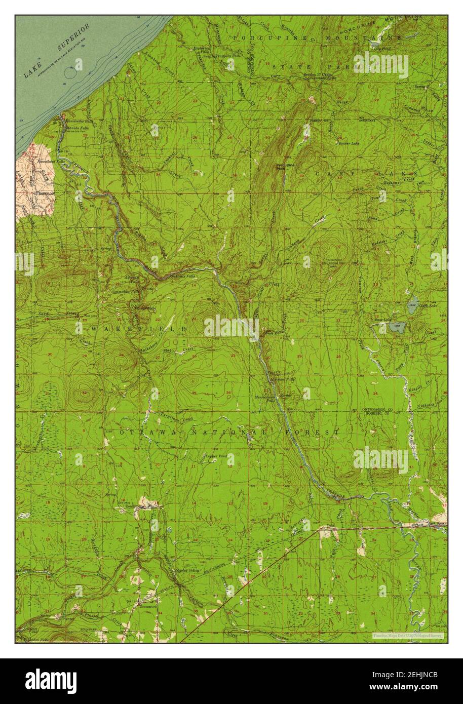 Thomaston, Michigan, map 1956, 1:62500, United States of America by ...