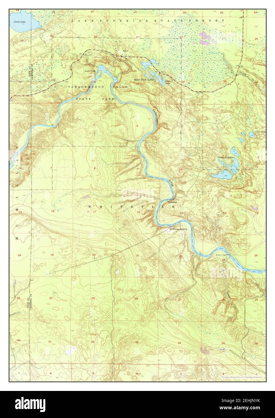 Timberlost, Michigan, map 1951, 1:24000, United States of America by ...
