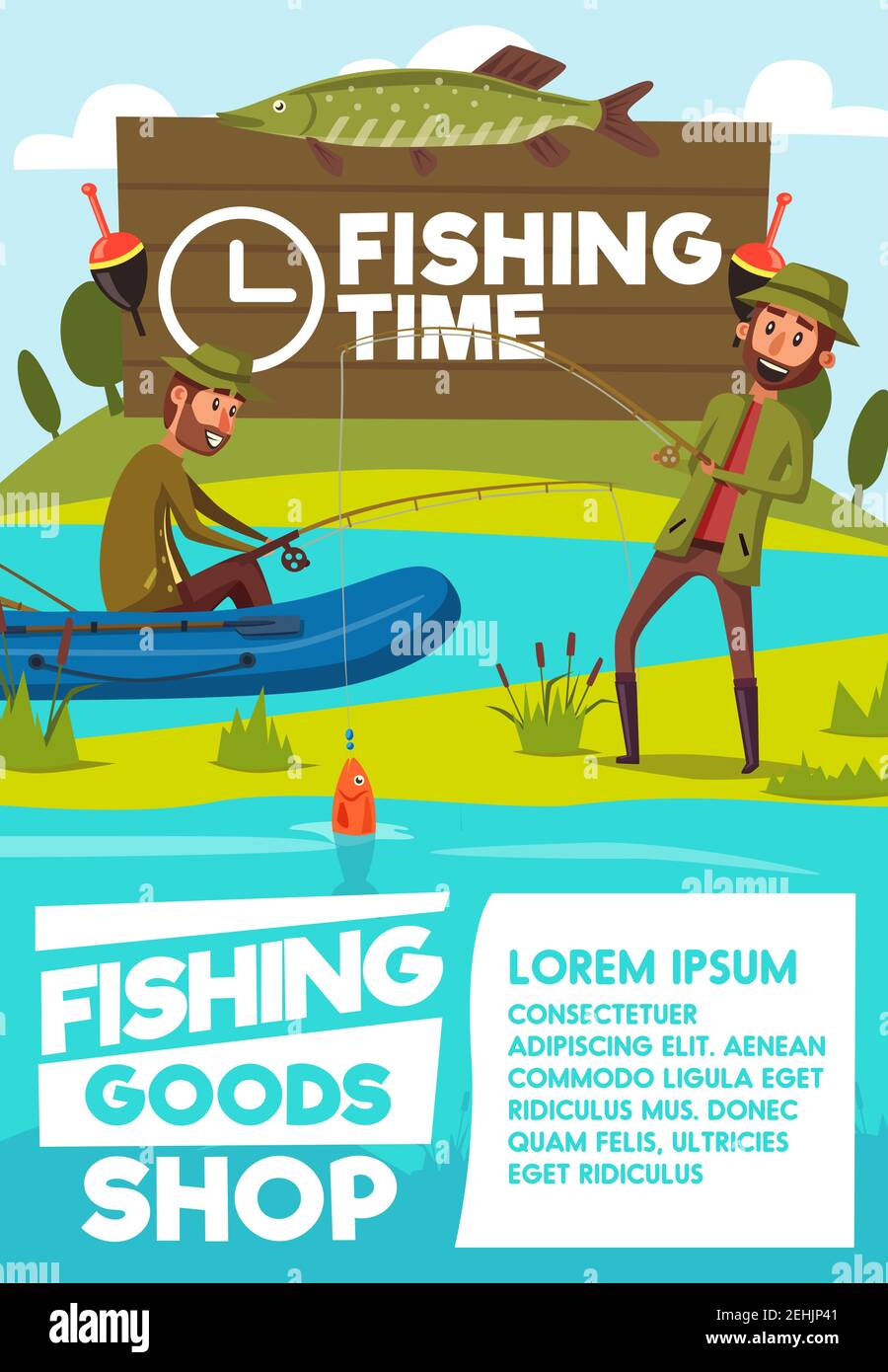 Camping equipment store Stock Vector Images - Alamy