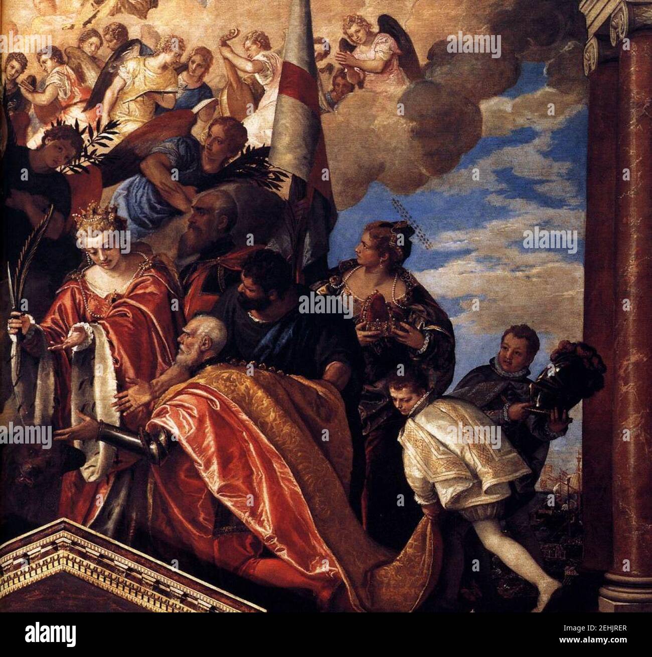 Paolo Veronese - Votive Portrait of Doge Sebastiano Venier (detail ...