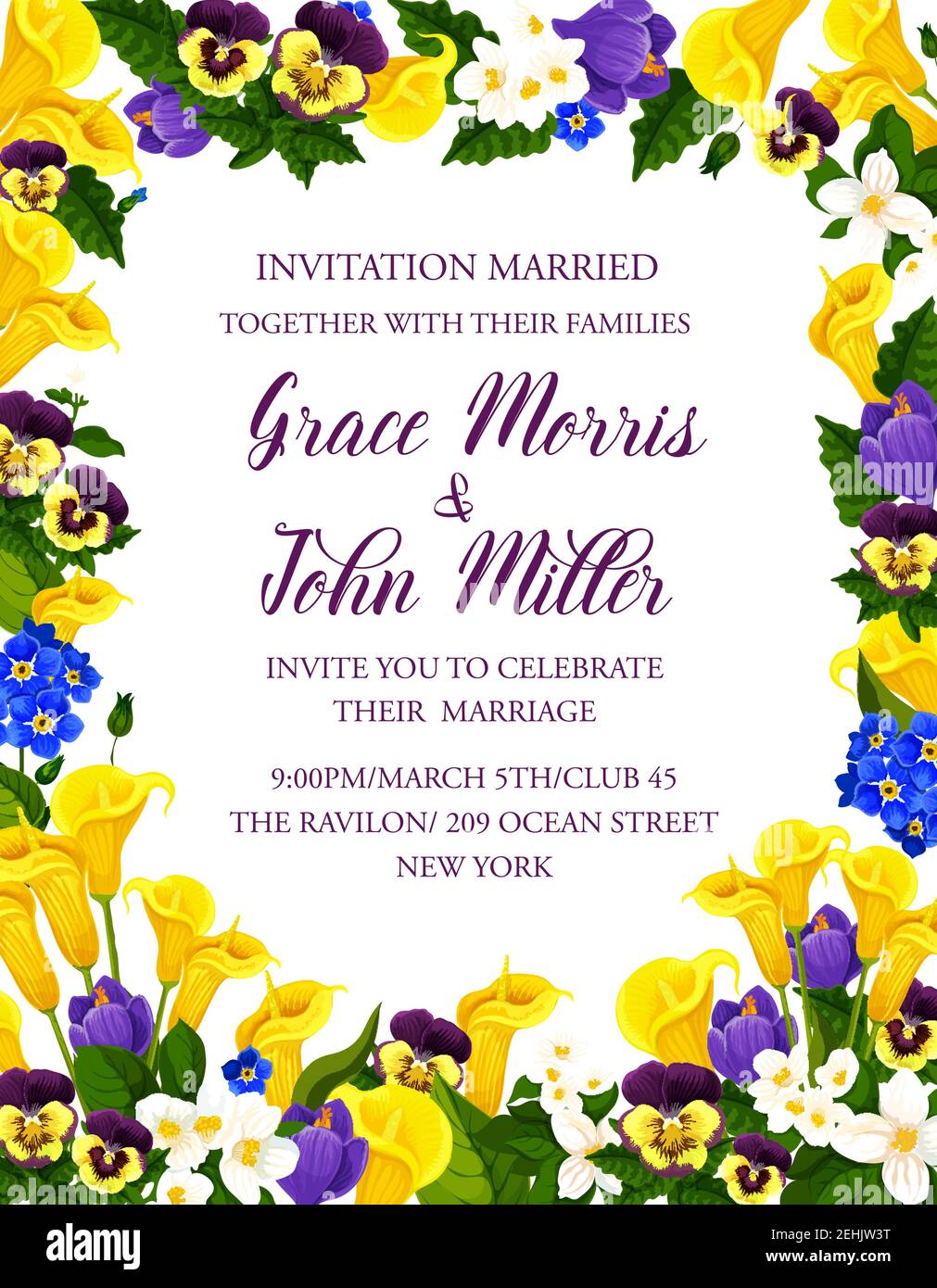 Wedding ceremony invitation card | Honestweddingadvice.com