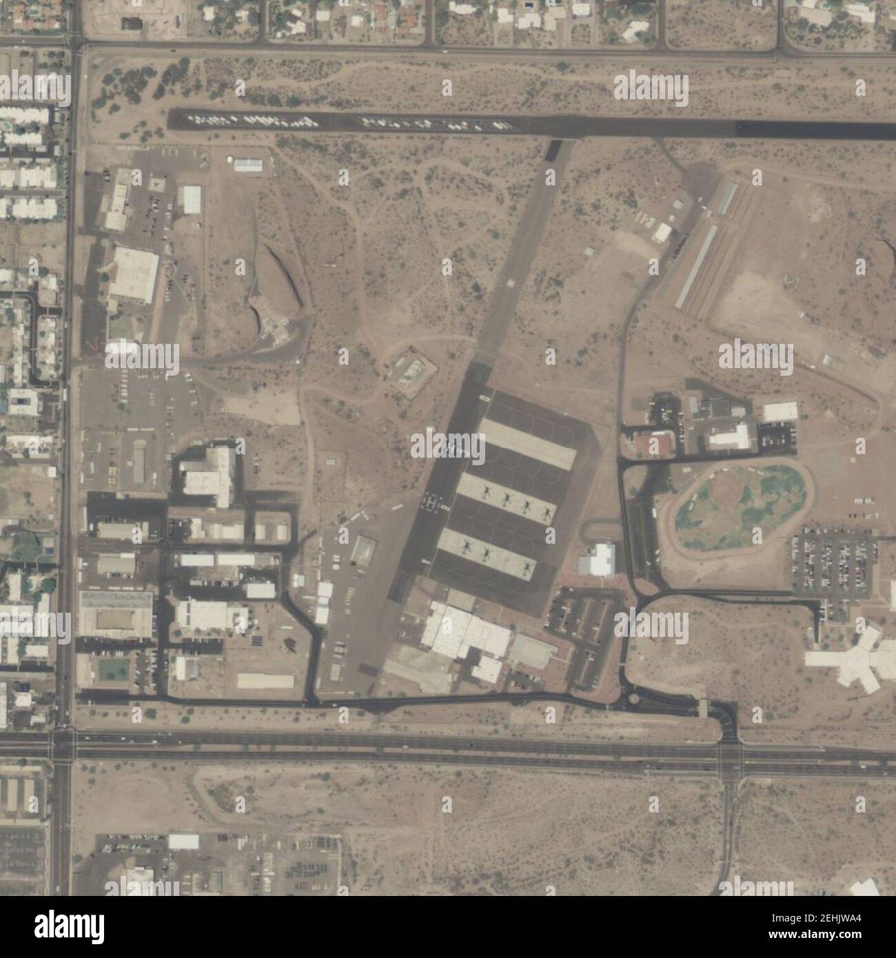 Papago Army Heliport Stock Photo - Alamy