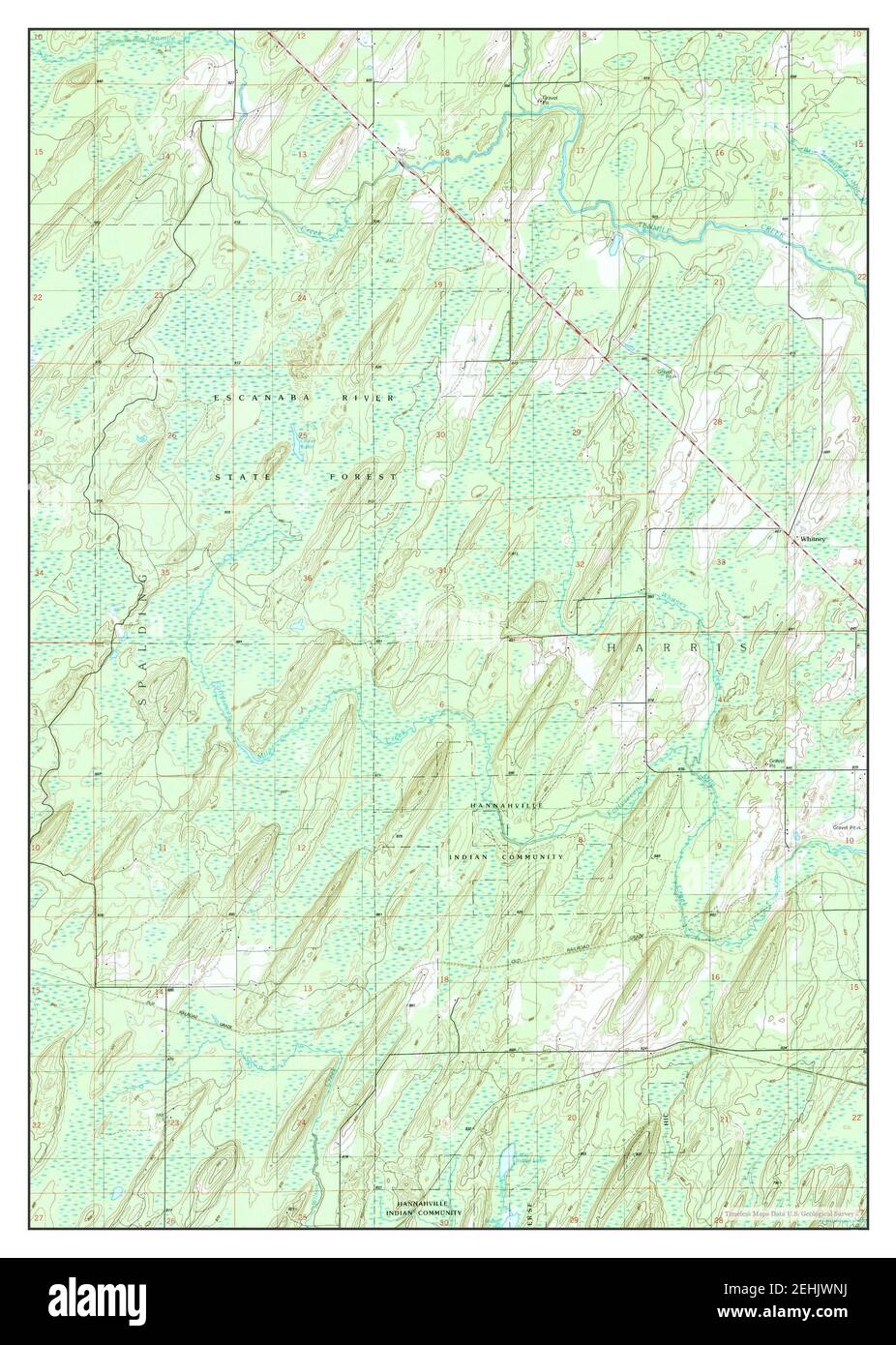 Map of whitney hi-res stock photography and images - Alamy