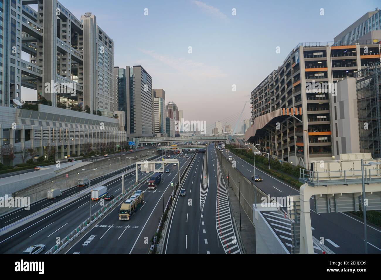Tokyo Highway Road Odaiba Tokyo Japan Stock Photo Stock Images Stock ...