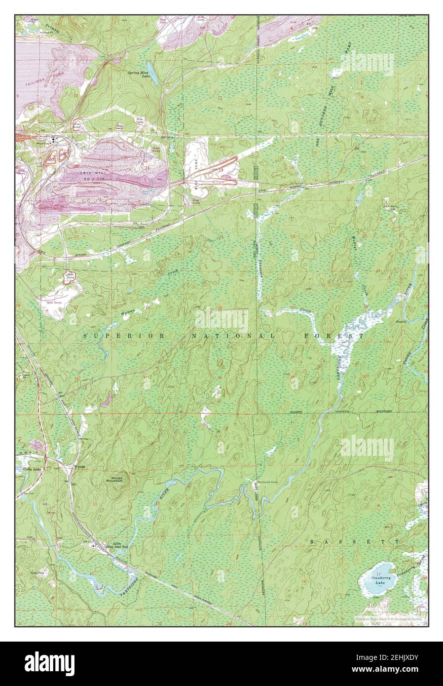 Allen, Minnesota, map 1962, 1:24000, United States of America by ...