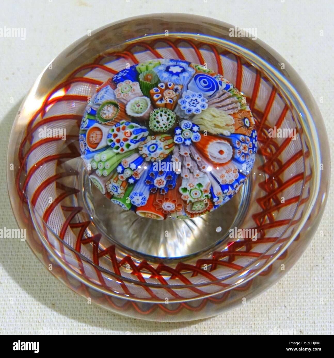 Paperweight by Cristallerie de Baccarat, France, c. 1850, glass Stock ...