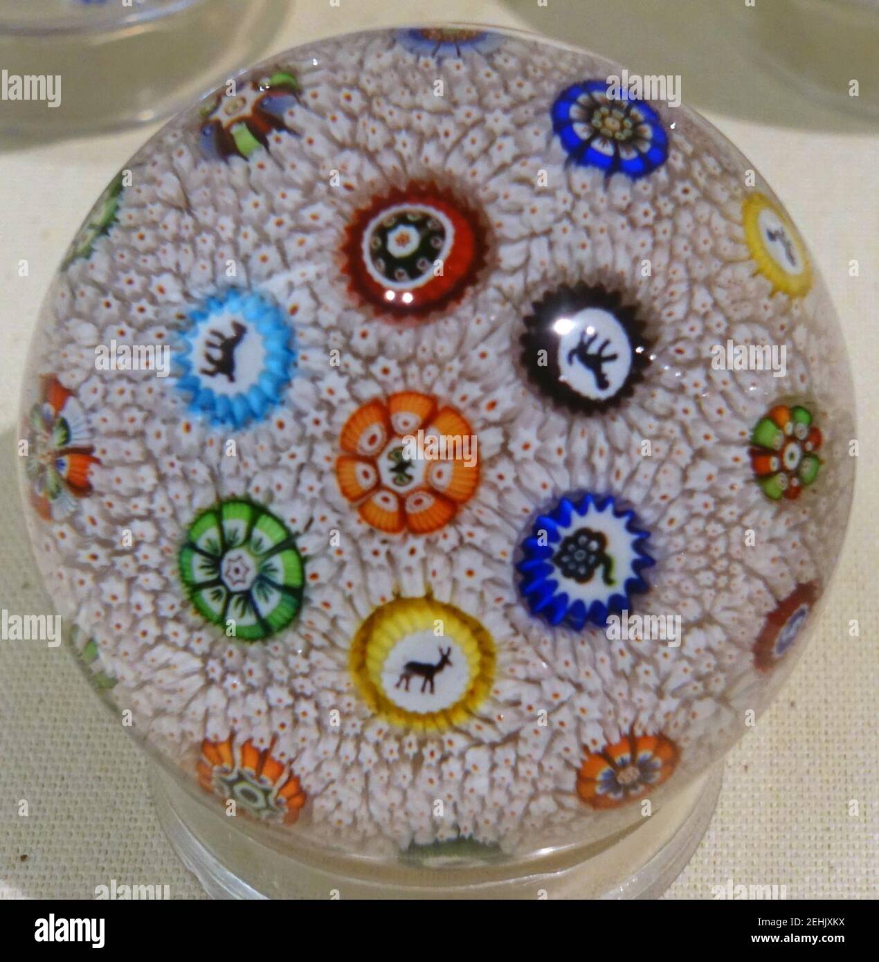 Paperweight by Cristallerie de Baccarat, France, c. 1850, glass Stock ...