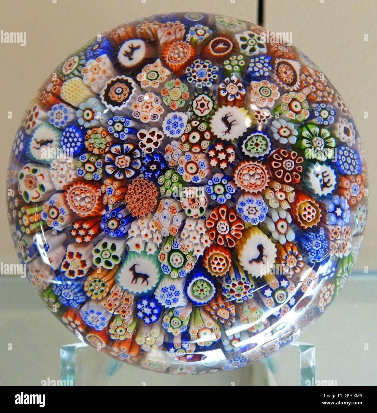Paperweight by Cristallerie de Baccarat, France, c. 1850, glass Stock ...