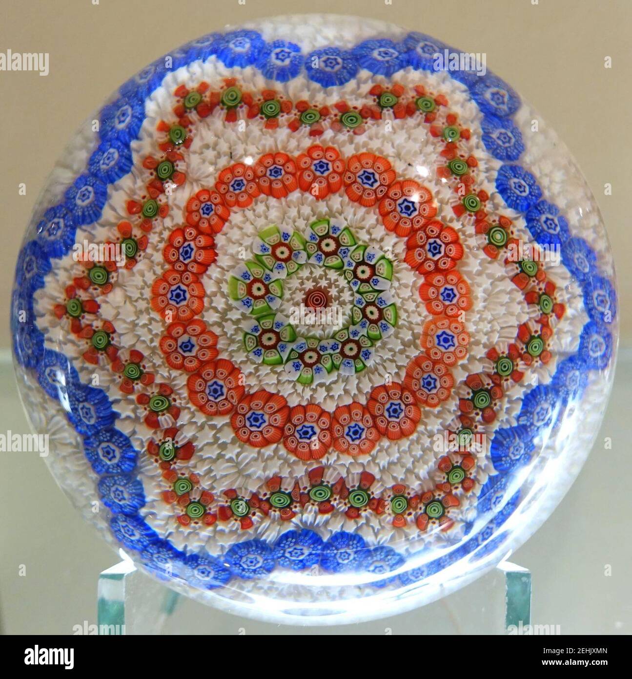 Paperweight by Cristallerie de Baccarat, France, c. 1850, glass Stock ...